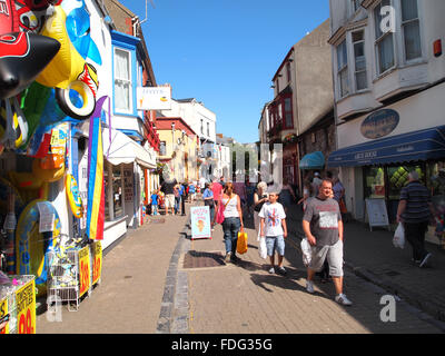 Tenby town centre Stock Photo - Alamy