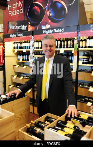 David Trone co owner of Total Wine and More national liquor store chain ...