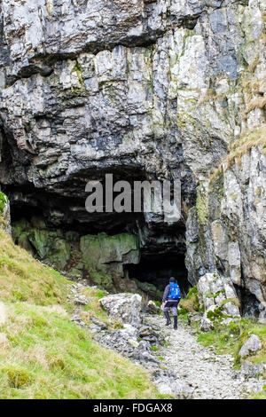 Victoria Cave, Attermire Scar, near Settle, Yorkshire Dales, England ...