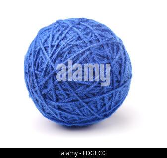 knitting wool isolated on white background Stock Photo - Alamy