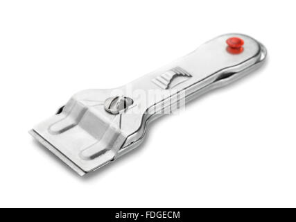 Glass ceramic scraper on a white background Stock Photo - Alamy