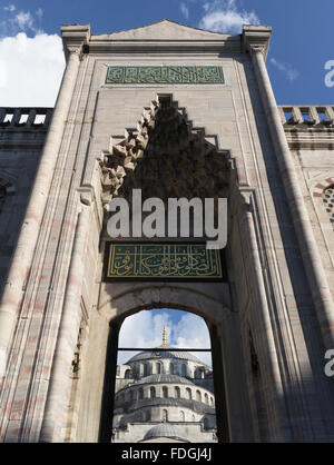 The Blue Mosque entrance Stock Photo - Alamy
