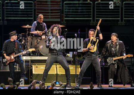 Jan. 29, 2016 - JAKE CLEMONS, MAX WEINBERG and BRUCE SPRINGSTEEN ...
