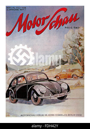 KDF Wagen 1930s Volkswagen advertisement KDF Wagen, Illustration from ...