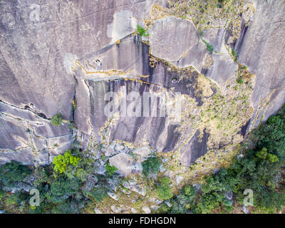 Aerial view of Sibebe Rock in Mbabane in Swaziland, Africa Stock Photo ...