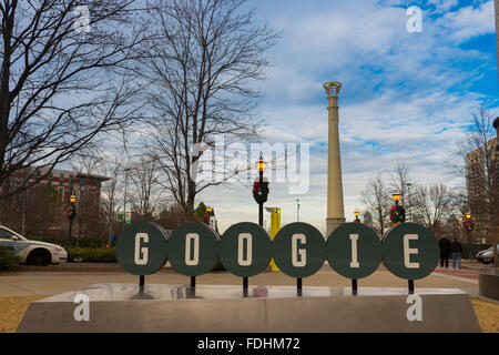 Googie Burger in Centennial Olympic Park, Atlanta Stock Photo - Alamy
