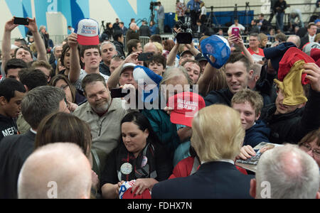 President Donald Trump greets supporters in Bedminster, N.J., Sunday ...
