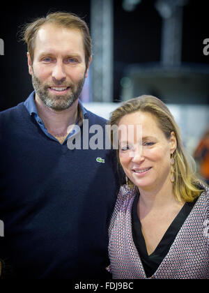 (L-R) Paola ten Cate, Tjalling ten Cate, Julia ten cate and Princess ...