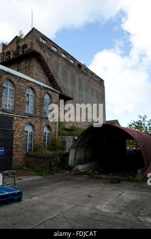 Abandoned paper bag factory in Falkland, Fife, Scotland. The Smith ...