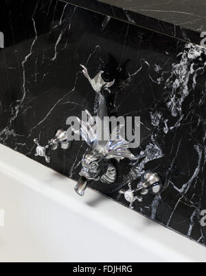 Lady Iliffe's Bathroom at Basildon Park, Berkshire Stock Photo - Alamy