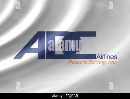 ADC Airlines logo flag icon Stock Photo - Alamy