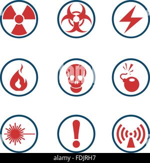 Vector illustration. Vector icon of Radiation Sign with a long shadow ...
