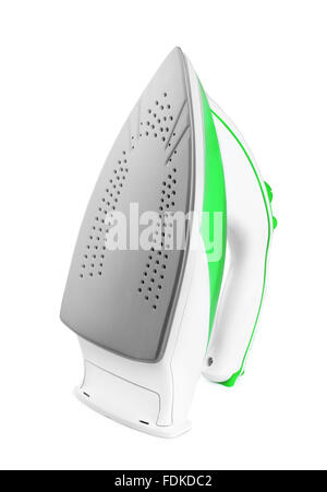 Steam iron isolated on white Stock Photo - Alamy