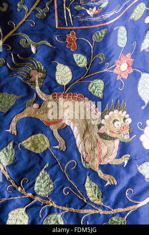 The State Bed at Calke Abbey, Derbyshire. The bed was probably made for ...