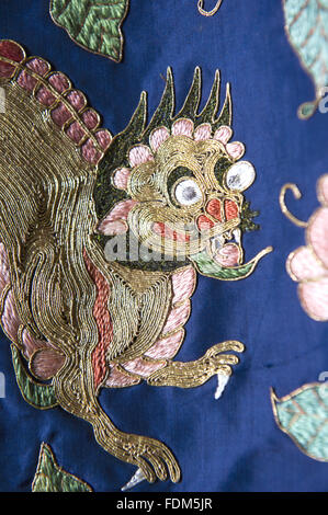 The State Bed at Calke Abbey, Derbyshire. The bed was probably made for ...