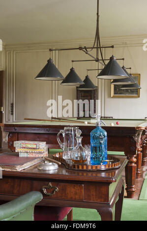 The Billiard Room at Dunham Massey, Cheshire Stock Photo - Alamy