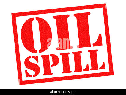 Oil spill warning sign Stock Photo - Alamy