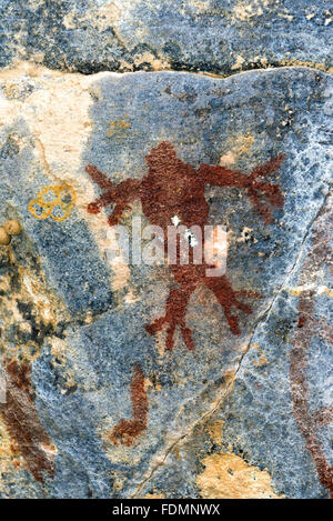 Rock inscriptions at the archaeological site Alcobaca - Catimbau ...