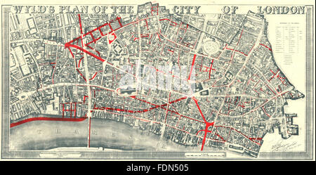CITY OF LONDON. Post-war Reconstruction plan. HEIGHT BUILDINGS ZONING ...
