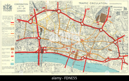 CITY OF LONDON. Post-war Reconstruction plan. HEIGHT BUILDINGS ZONING ...