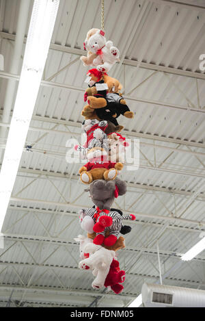 Valentines Display inside store Stock Photo - Alamy