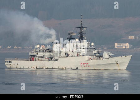 ITALIAN NAVY MAESTRALE CLASS FRIGATE F574 ALISEO Stock Photo - Alamy