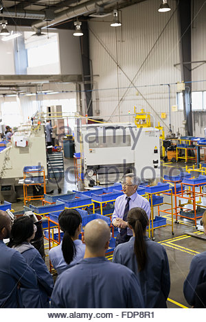 Senior Factory Manager Stock Photo - Alamy
