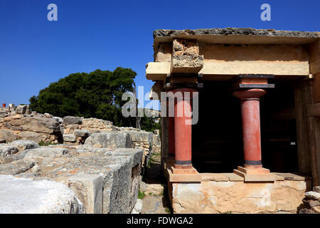 North Lustral Basin at The Palace of Knossos on Crete, Greece Stock ...