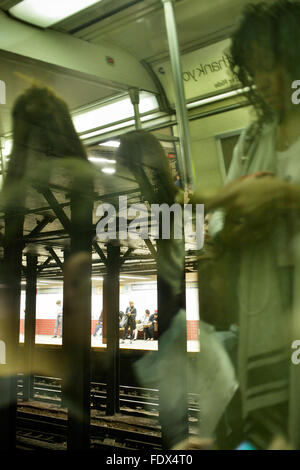 Portrait of a New York City MTA bus driver in front of his bus Stock Photo - Alamy