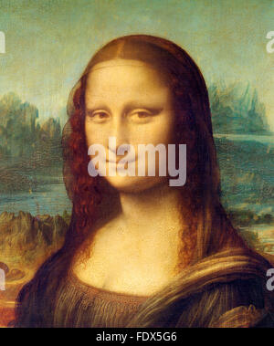Close up of Mona Lisa a painting by Leonardo da Vinci Stock Photo - Alamy