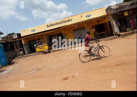 Shops in a village in Uganda, Africa Stock Photo - Alamy