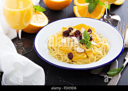 delicious colorful italian pasta with different ingredients for cooking ...