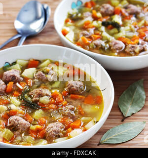 Frikadelli Supp, Estonian Meatball Soup, Estonian cuisine, Traditional ...