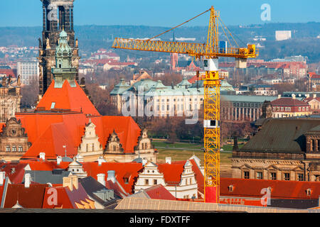 Rebuilding in Dresden Germany Stock Photo - Alamy