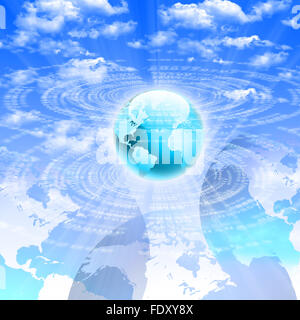 Our own Earth. Symbol of environmental protection Stock Photo - Alamy