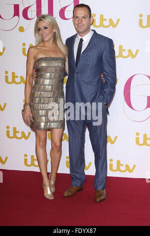 Martin Lewis and Lara Lewington attend Grease press night at Dominion ...