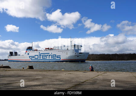 Polish Polferries (The Polish Baltic Shipping Company) MF Wawel ferry ...