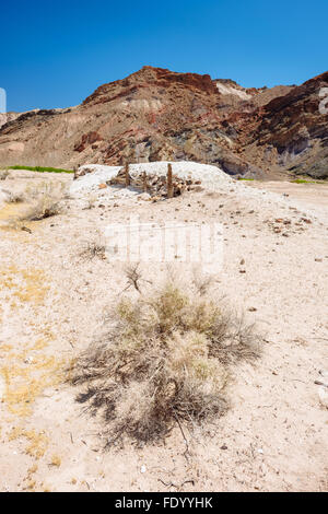 Desert scenery along the Amargosa River Trail near Tecopa, California ...