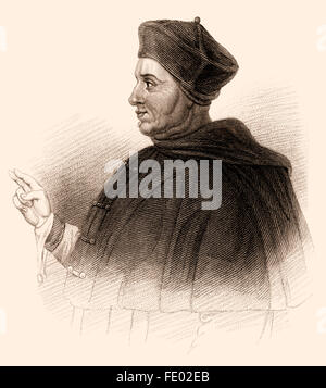 Cardinal Thomas Wolsey an English priest and a cardinal of the Roman ...