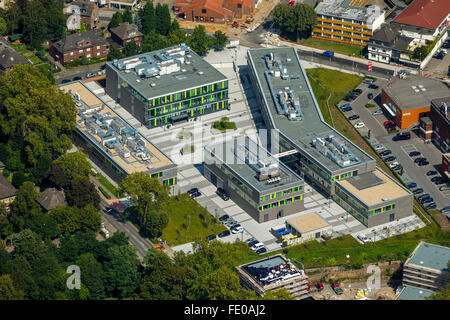Aerial view, Rhine-Waal University of Applied Sciences, campus, Kamp ...
