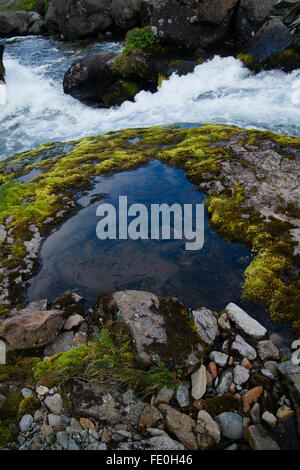 Iceland lake colorful shot taken during the summer season Stock Photo ...