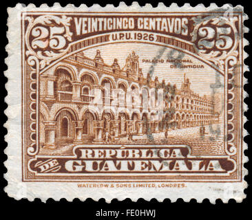 Guatemalan postage stamp Stock Photo - Alamy
