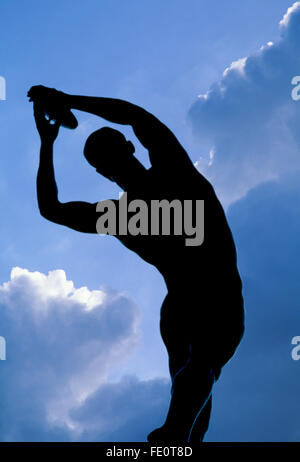 Olympic Discus Statue, Athens, Greece Stock Photo - Alamy