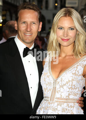 London. UK. Brendan Cole and Zoe Hobbs at the The Bodyguard Cast Change ...