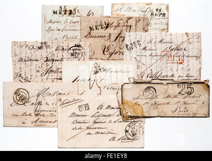 Selection of 19th century French letters postmarked “Condom” - France ...