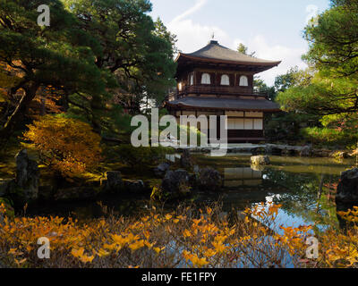 Kyoto Silver Pavillion Ginkakuji temple, Japan Stock Photo - Alamy