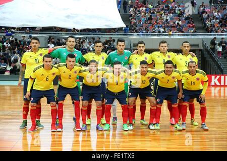 Colombia players pose for team photo during a FIFA Men’s World Cup 2026 ...