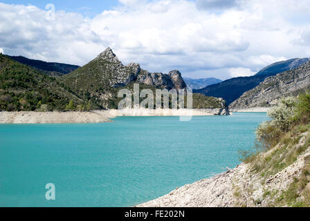 The lake of Castillon, France Stock Photo - Alamy