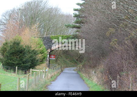 The Ystwyth trail, part of the old Aberystwyth to Carmarthen railway ...