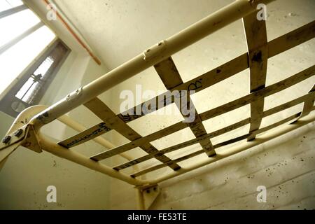 HMP Dorchester Prison, graffiti on the underside of a prisoner's bed ...